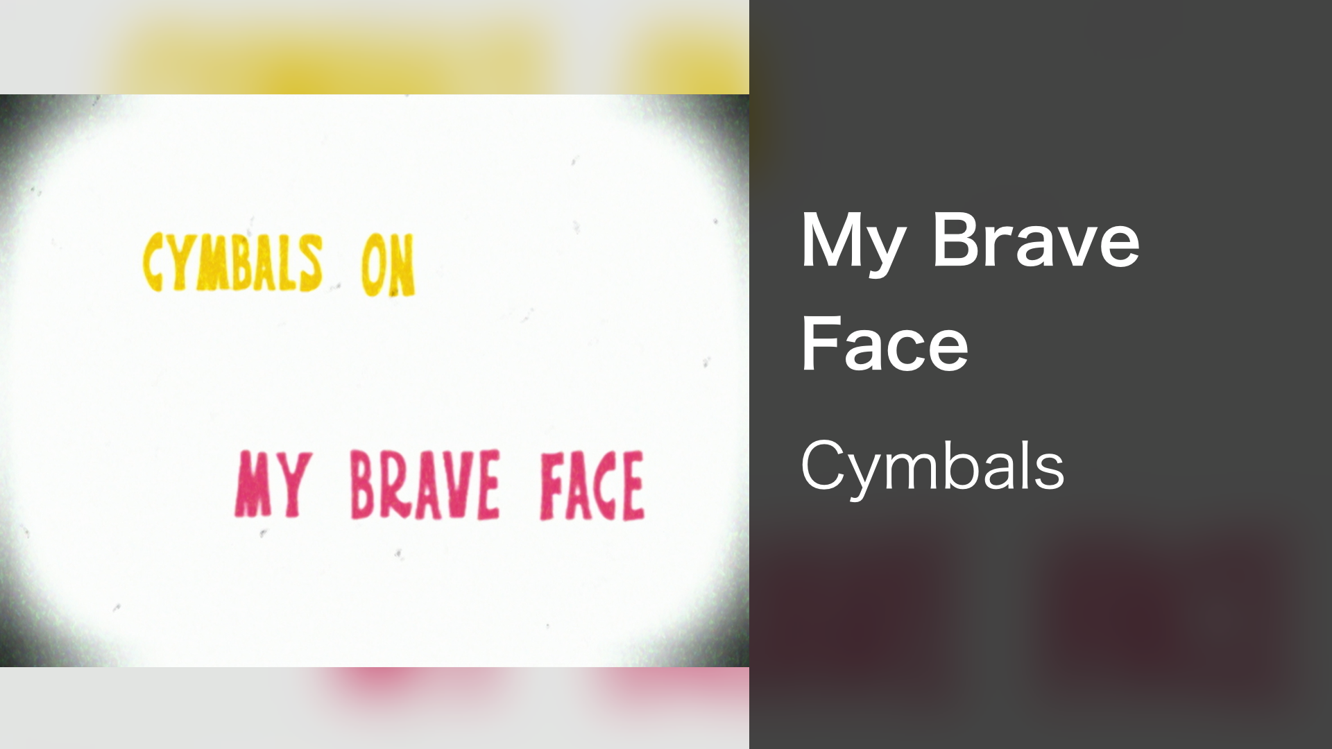 My Brave Face(音楽・ライブ / 2022) - 動画配信 | U-NEXT 31日間無料トライアル