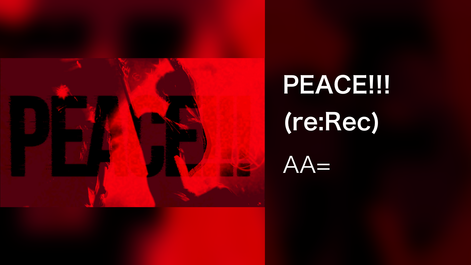 PEACE!!! (re:Rec)(音楽・アイドル / 2022) - 動画配信 | U-NEXT 31日間無料トライアル