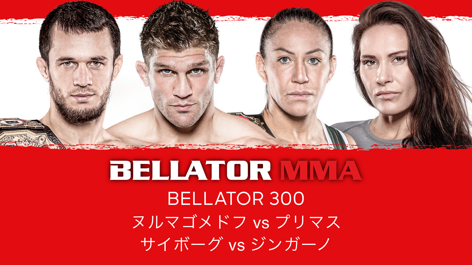 BELLATOR 300(格闘技 / 2023) - 動画配信 | U-NEXT 31日間無料トライアル